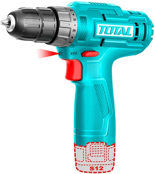 Аккумуляторный шуруповерт Total TDLI12428 – фото, отзывы ...