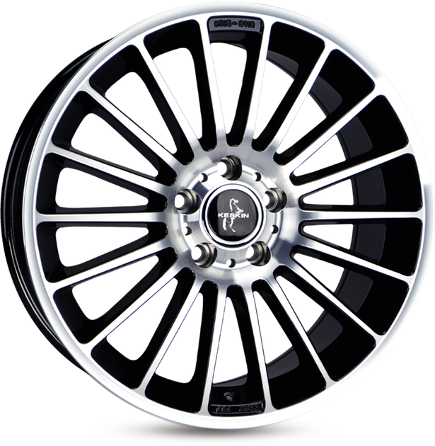 Диски Keskin KT15 Speed 7x17 5x114,3 ET40 DIA72,6 (black front polished ...