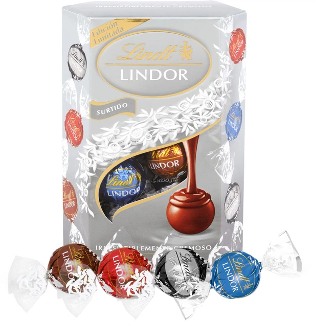 Цукерки Lindt Lindor Silver 200 г (8003340802398) – купити в Україні ...