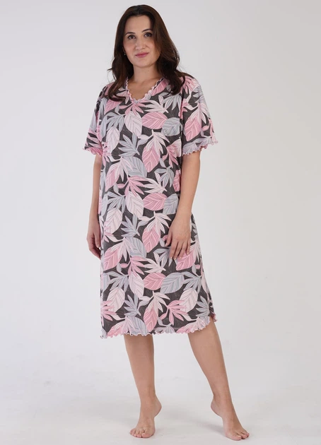 Нічна сорочка Vienetta 4XL рожевий 310033 – Брендовий одяг | ROZETKA