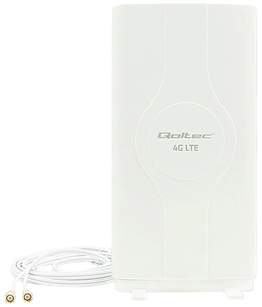 Антена Qoltec 4G LTE DUAL with double SMA connector White (5901878570136) – фото, відгуки ...