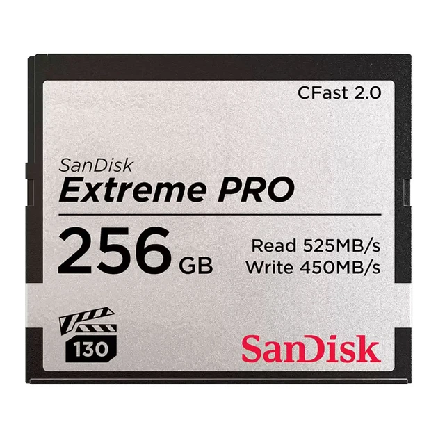Карта памяти SanDisk 256GB CFast 2.0 Extreme Pro (SDCFSP-256G-G46D) – фото, отзывы ...