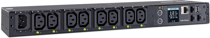 Распределительное устройство питания CyberPower PDU41004 (Switched, 8x IEC C13, 12A) – фото ...