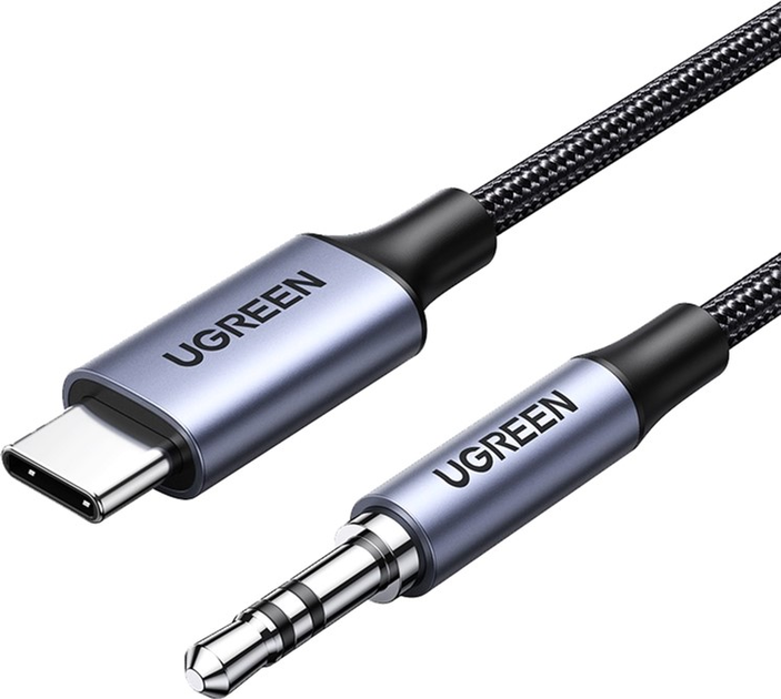 Кабель Ugreen Cm450 Usb Type C Male To 3 5 мм Male Audio Cable With