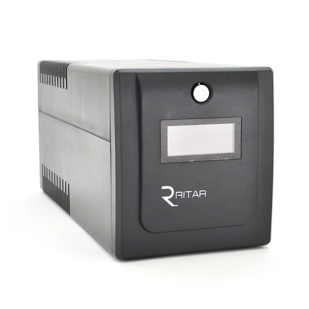 ИБП Ritar RTP1200 (720W) Proxima-D, LCD, AVR, 3st, 4x UNIVERSAL socket, 2x7Ah, plastik Case ...