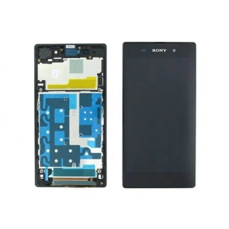 Дисплей Sony Xperia Z1 C6902/ C6903/ C6906 Black в сборе с сенсорным экраном тачскрин и рамкой ...