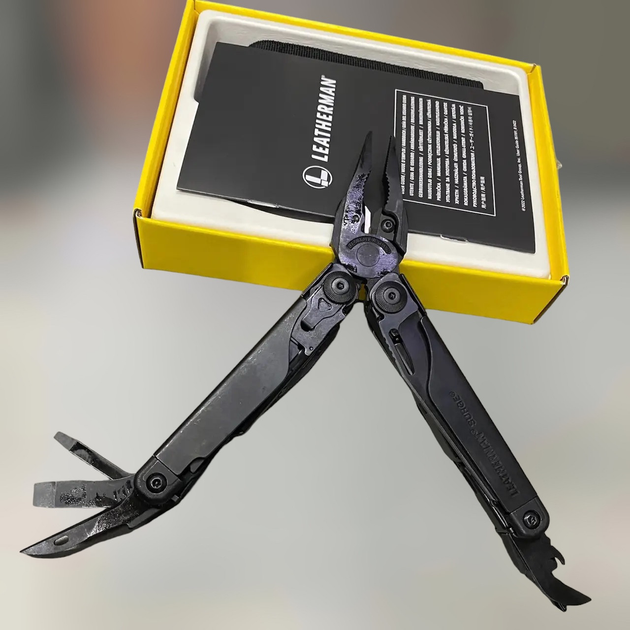 Мультиинструмент Leatherman Surge, 21 инструмент, Черный, нейлоновый ...