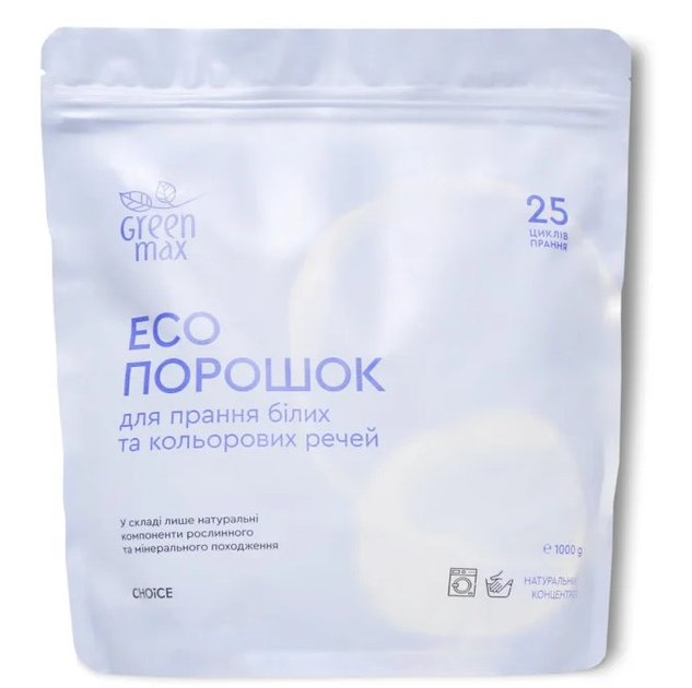 Стиральный порошок из натуральных компонентов, ECOпорошок, Green Max ...