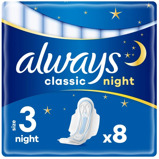 ROZETKA | Гигиенические прокладки Always Classic Night Размер 3 8 шт ...