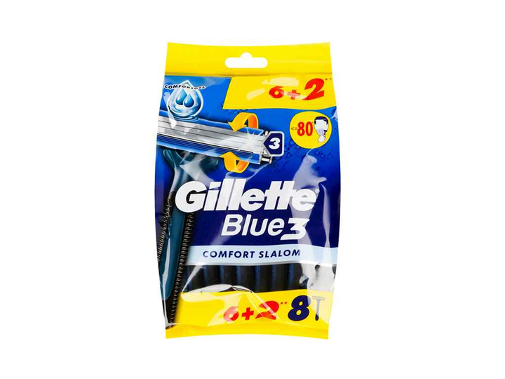 Одноразові бритви GILLETTE 8шт Gilette Blue 3 – купити онлайн на ROZETKA