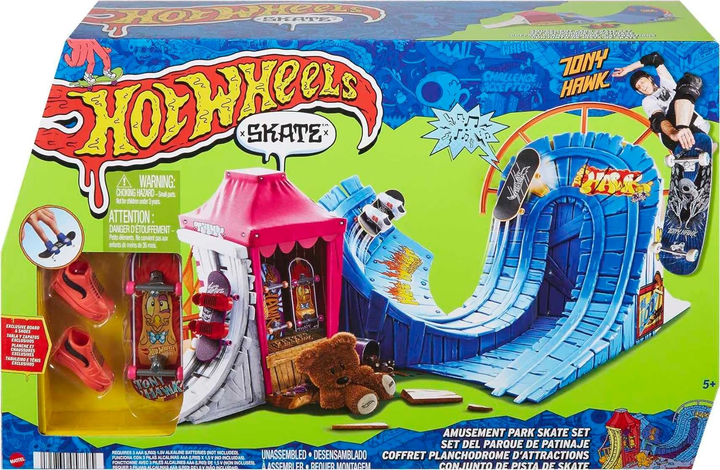 Набор Хот Вилс Скейт Парк с Музыкой Hot Wheels Amusement Park Skate Set ...