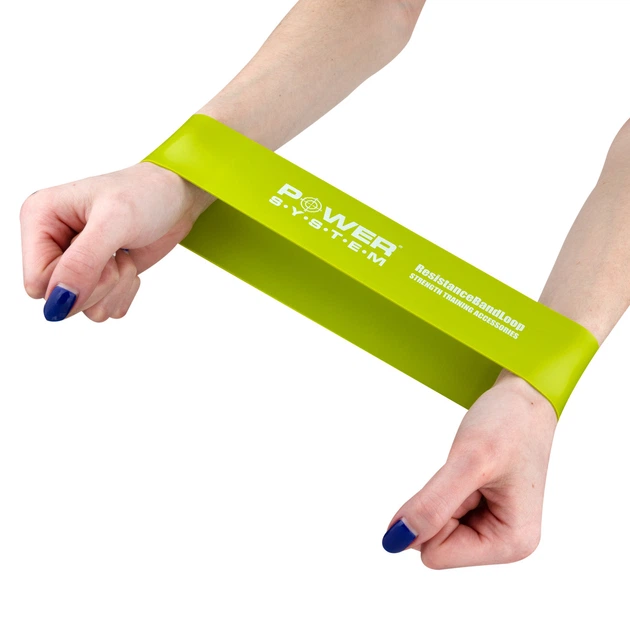 Замкнутий стрічка-еспандер Power System PS-4062 Flex Loop Medium Green ...