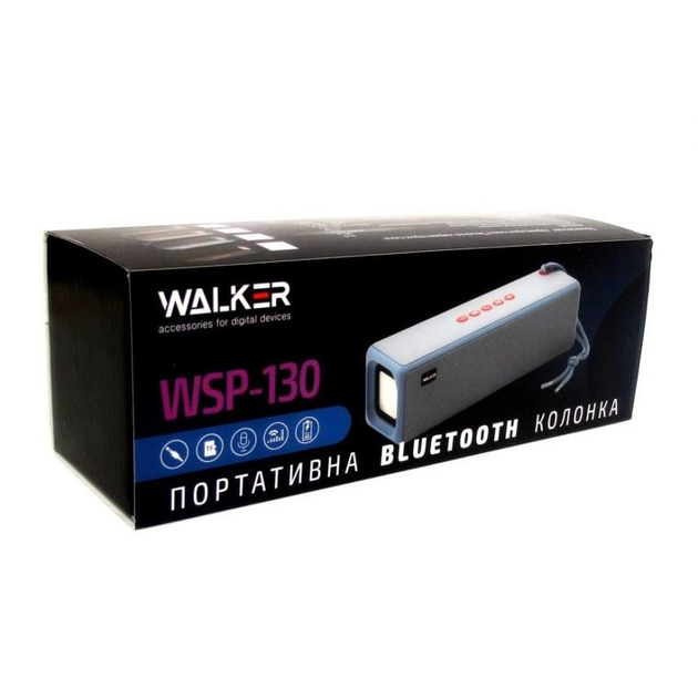 Портативна колонка WALKER WSP-130 black акустична система – фото ...