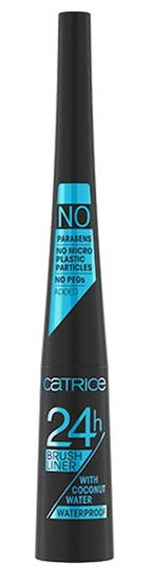 Подводка для глаз Catrice 24 H Brush Liner 010 Ultra Black водостойкая ...