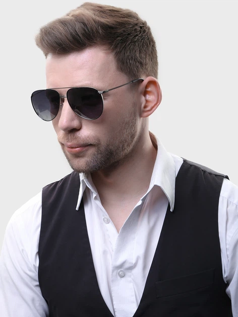 Сонцезахисні окуляри чоловічі Thom Richard TR9044 Чорні (MER114036 ...