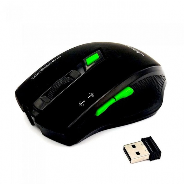 Беспроводная аккумуляторная мышь JEDEL W400 1600dpi мышка Чёрная – фото ...