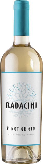 Вино Radacini Pinot Grigio белое сухое 0.75 л 12.5% (4840267007574 ...