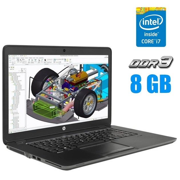 Мобильная рабочая станция HP ZBook 15u G2 / 15.6" (1920x1080) TN ...