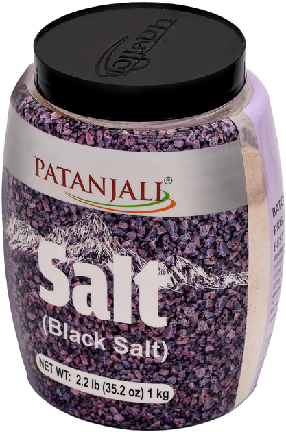 Соль каменная Patanjali Черная 1 кг (8904422700185) – купить в Киеве ...