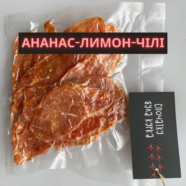 Куриные джерки «СБК» со вкусом ананас-лимон-чили 100г от продавца ...