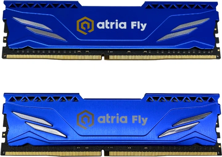 Модуль памяти Atria DDR4 32GB 2x16GB 2666MHz Fly Blue (UAT42666CL19BLK2 ...