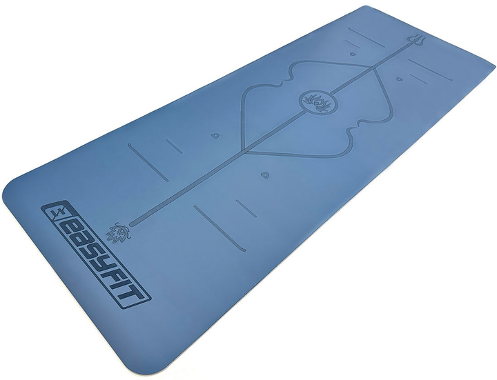 Коврик для йоги и фитнеса EasyFit Pro 184х68х0.5 см каремат каучуковый ...