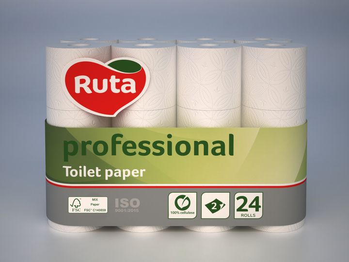 ROZETKA | Туалетная бумага Ruta Professional 24 рулона в упаковке 17 ...
