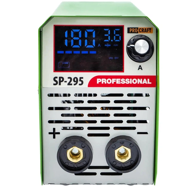 Інверторний зварювальний апарат ProCraft SP-295 NEW (дисплей, кабеля, маска-щиток) – фото ...
