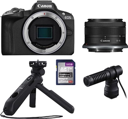 Фотоаппарат Canon EOS R50 Content Creator Kit (5811C036) купить на ...