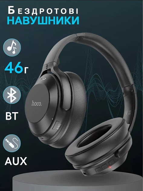 Bluetooth наушники накладные Hoco W37 Sound Active Noise Reduction с ...