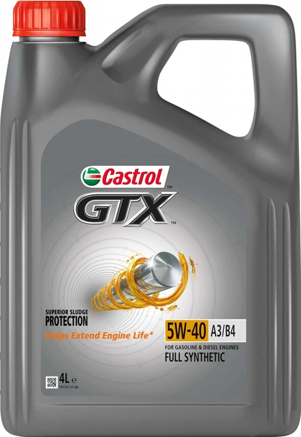 Моторное масло Castrol Gtx 5w 40 A3 B4 4 л фото отзывы характеристики в интернет магазине