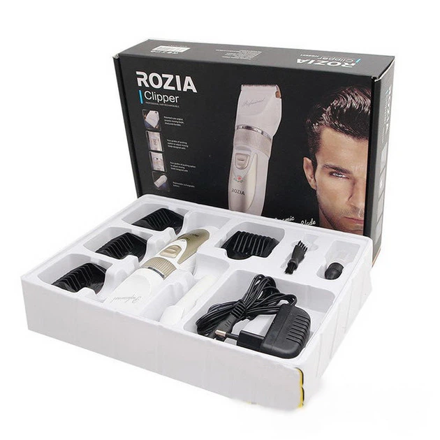 Машинка для стрижки аккумуляторная Rozia HQ-2201 универсальная Белый (SN9QI7447) – фото, отзывы ...