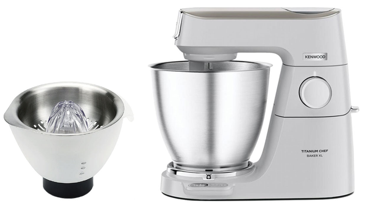 Кухонна машина Kenwood Titanium Chef Baker KVL65.001WH + Насадка цитрус ...