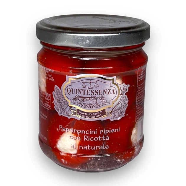 Перчикі фаршировані QUINTESSENZA сиром рікота peperoncini ripieni con ...