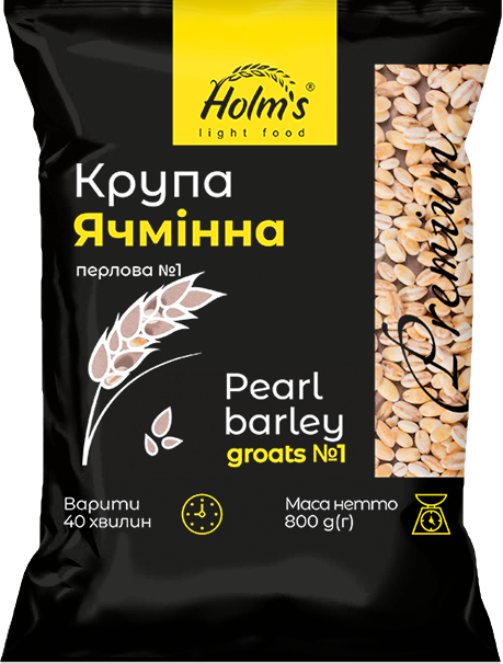 Крупа ячмінна перлова HOLM'S light food 800 г. от продавца: CEREALS ...