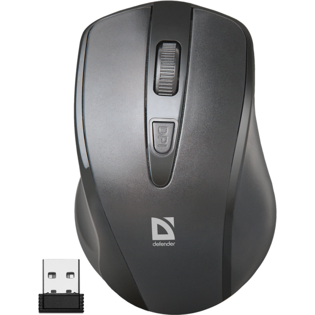 Мышка беспроводная DEFENDER Prime MB-053 |6D,USB| Черный – фото, отзывы ...
