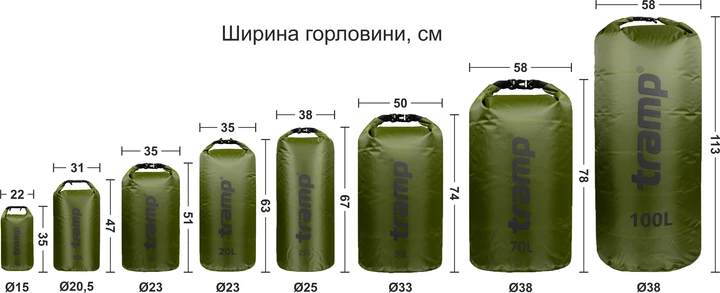 Гермомішок Tramp PVC Diamond Ripstop 10 л оливковий UTRA-111-olive – фото, відгуки ...