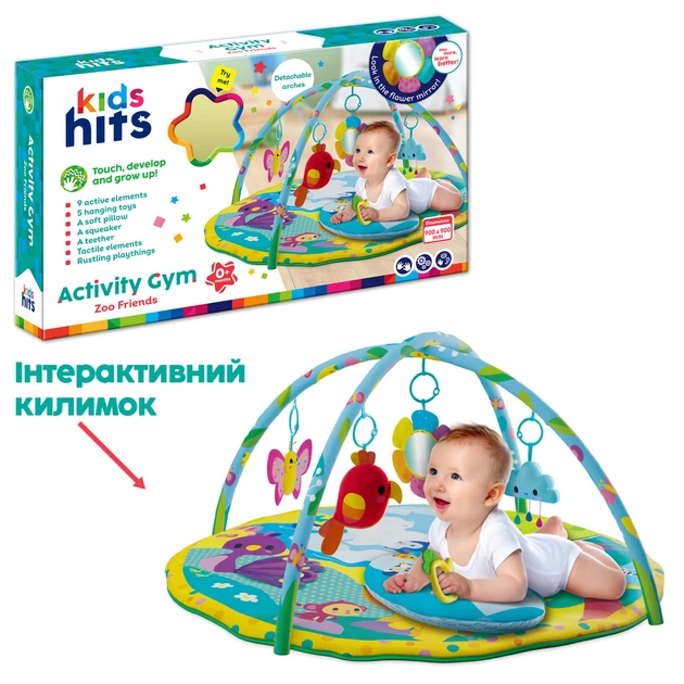 Розвиваючий килимок з дугами для малюків, Kids Hits (KH06/006 ...