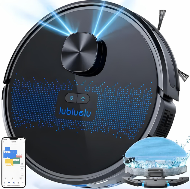 Робот-пылесос с функцией влажной уборки Lubluelu SL60D Black – фото ...