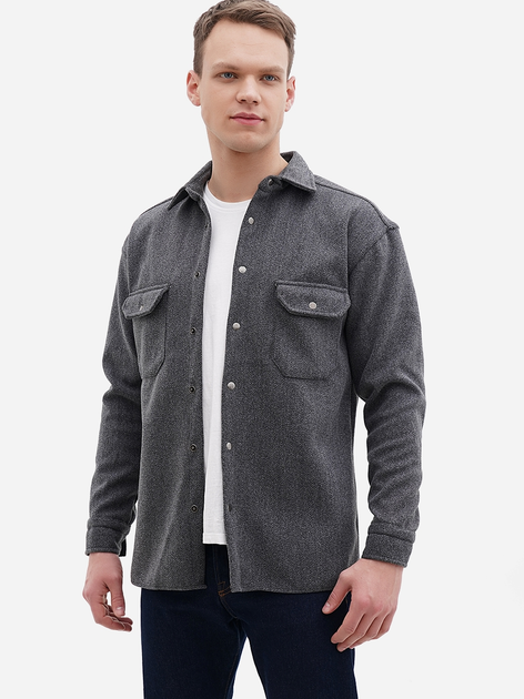 Рубашка утепленная мужская EQUILIBRI 1002100 2XL Grey (2299965773250 ...