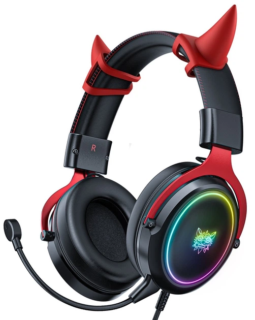 Наушники Onikuma X10 Demon Horns Black red (ON-X10/BK) купить в ...
