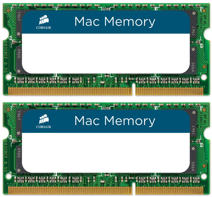 Оперативная память Corsair Sodimm Ddr3 1066 4096mb Pc3 8500 Mac Memory