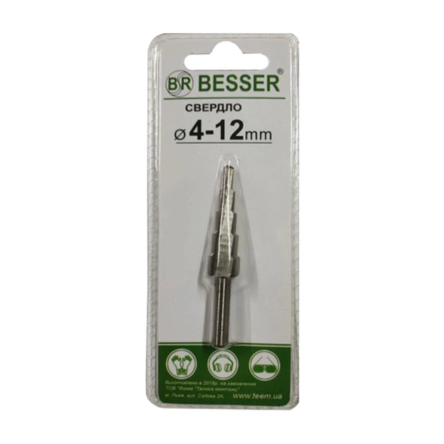 Сверло ступенчатое Besser HSS 4241 803-51 4-12 мм – фото, отзывы ...