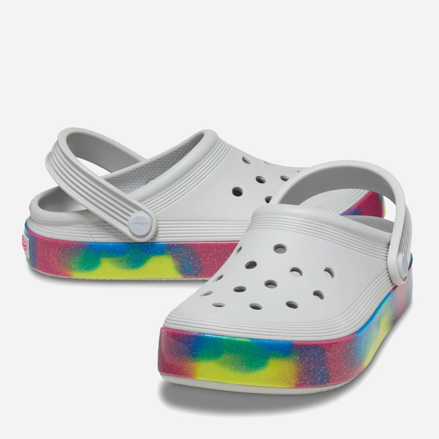 Детские кроксы для девочки Crocs 209714-1FS 30-31 (C13) Белые ...