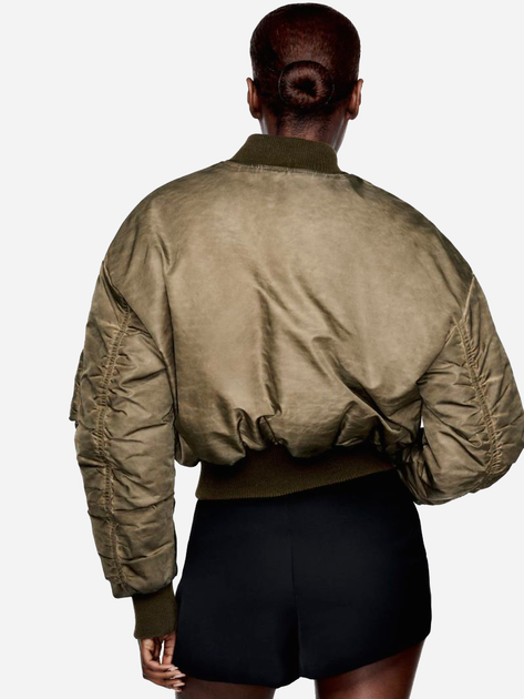Бомбер женский Zara 946926464 XS Зеленый (1159798723) – в интернет ...