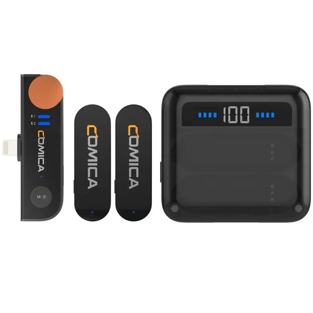 Микрофонная радиосистема беспроводная Comica Vimo S MI Lightning Черный ...