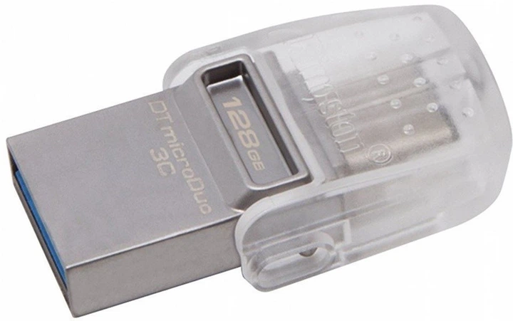 Флеш память USB Kingston DataTraveler microDuo 3C 128 GB (DTDUO3C/128GB) – фото, отзывы ...