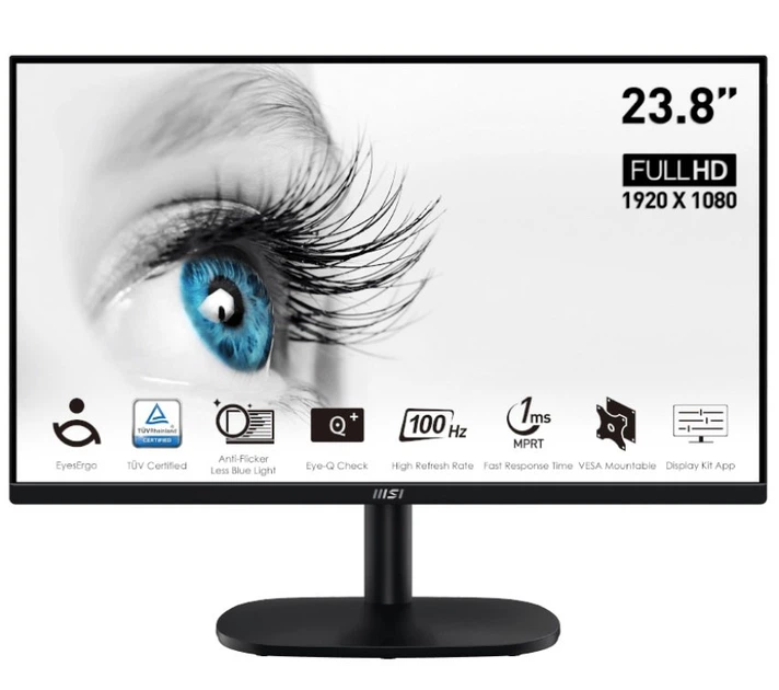 Монітор MSI 23.8" Pro MP245V VA Black 100Hz – фото, отзывы, характеристики в интернет-магазине ...