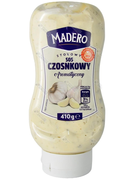 Соус Чесночный Madero ароматный Czosnkowy 410 г – купить в интернет ...