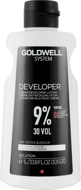 Окислювач Goldwell System Developer Lotion Topchic 9% 30vol 1 л ...